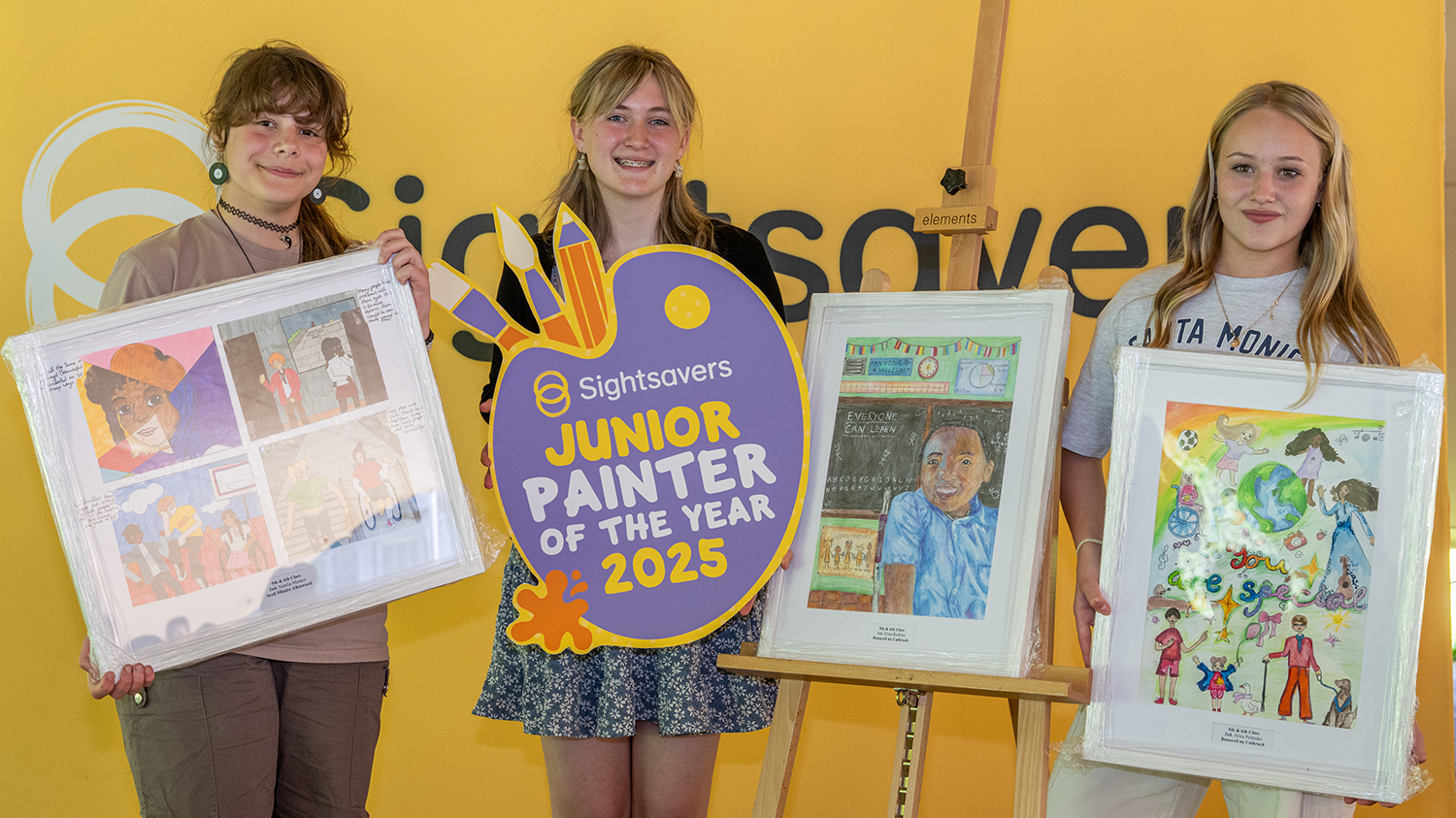 Junior Painter 2025: young artists impress judges at awards ceremony | News | Sightsavers